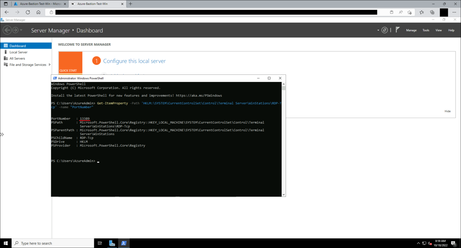 RDP/SSH 待受 TCP ポートを変更した Azure 仮想マシンに対する Azure Bastion を用いたリモート接続について | 焦げlog